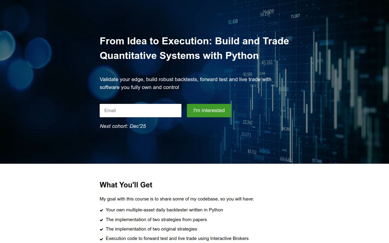 From Idea to Execution - Quantitativo